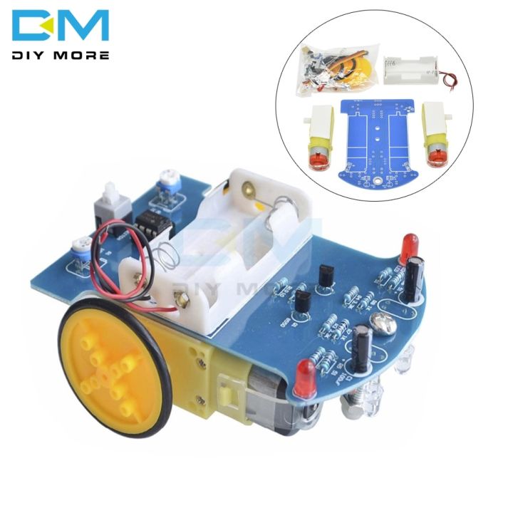 【VA VA VOOM】D2-1 Smart Robot Car Kits Tracking Line Photosensitive DIY ...