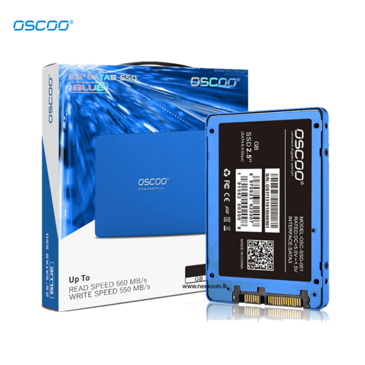 OSCOO 2.5 SATA SSD (128GB/256GB/512GB) | Daraz.lk