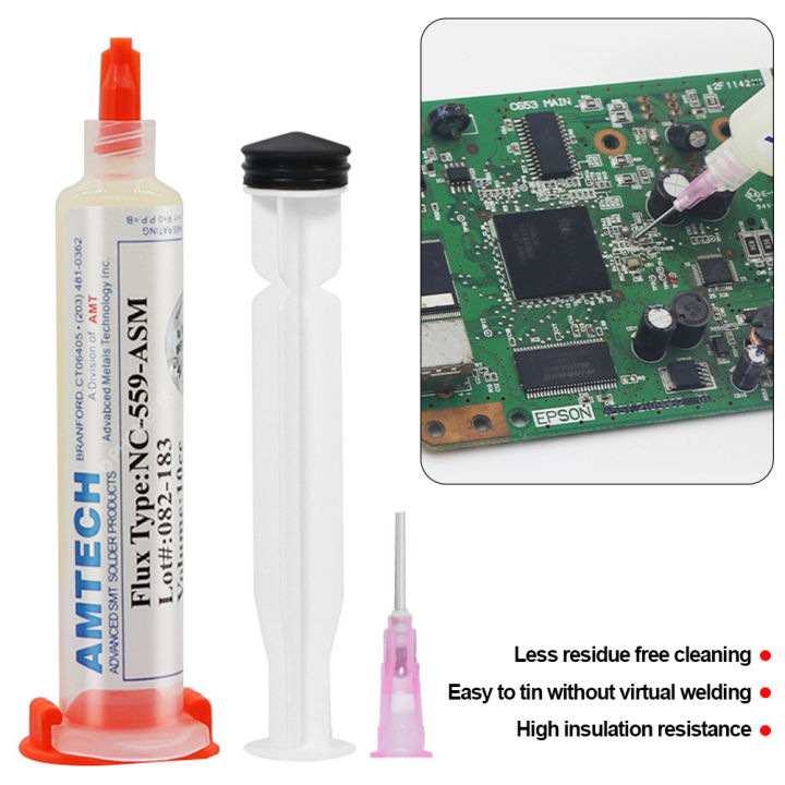 10cc Solder Flux NC-559-ASM Soldering Paste for Phone LED BGA SMD PGA ...