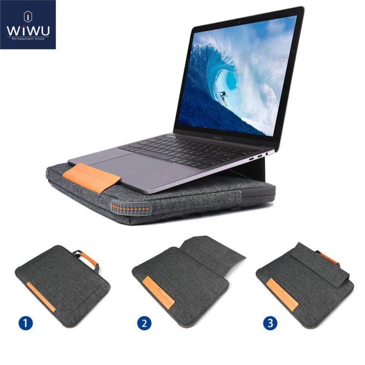 【BestGO】New Smart Stand Laptop Sleeve, Portable Laptop Desk, Multi ...