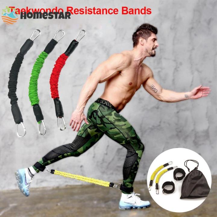 Homestar 20LB-80LB Gym Rubber Pull Rope Resistance Band Fitness ...