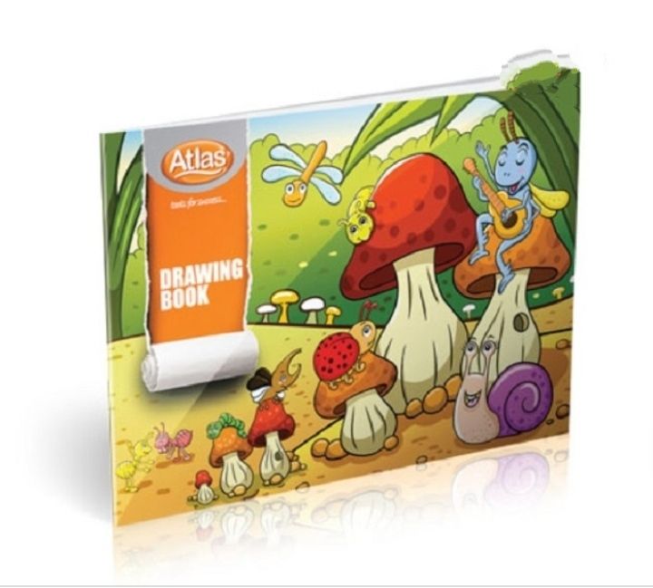 Atlas Drawing Book White Small 20 Pages | Daraz.lk
