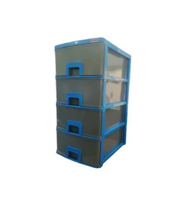 Daxer Plastic Drawer 4 PC - DDC03[4D] - Size - 56cm x 41cm x 83cm ...