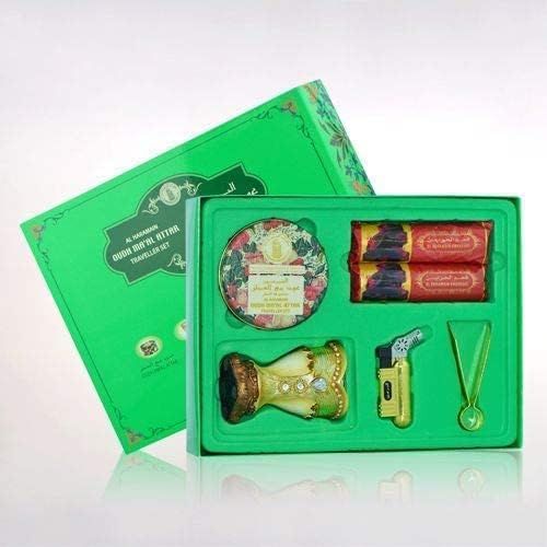 Al Haramain Oudh Ma'al Attar Bukhoor Traveller Set (Oud Ma'al Attar ...