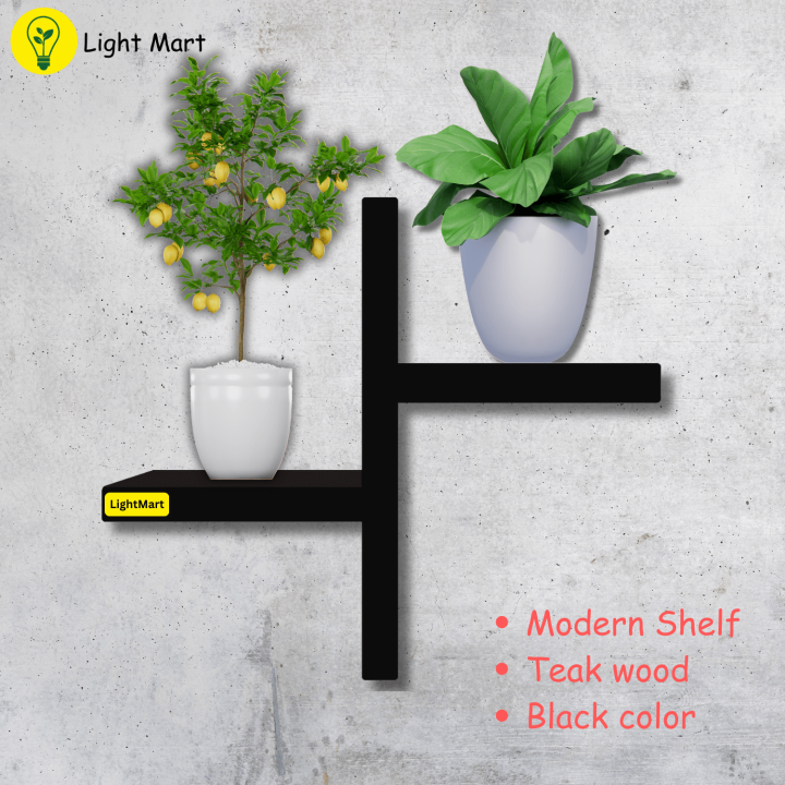 Wall mounted shelf,wooden wall shlef,router stand Modern Design Wall ...