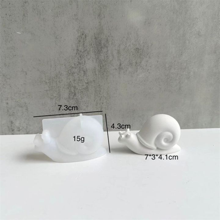 Small Animal Plaster Mould Home Decor Snail Making Snail Crystal Epoxy ...