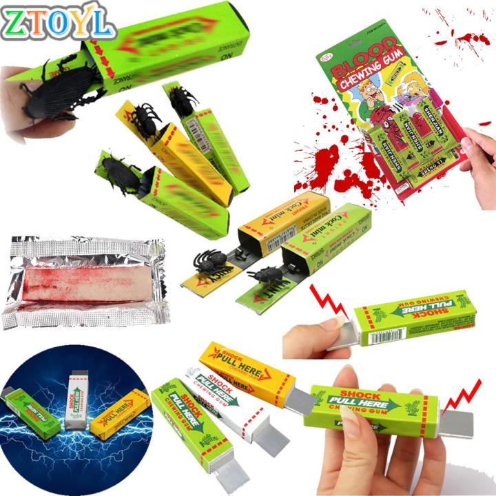 Prank Chewing Gum Tricky Props Safety Trick Joke Toy Electric Funny ...