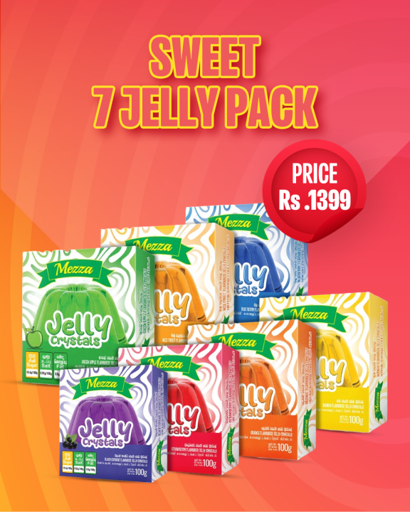 Sweet 7 Jelly Pack ,Jelly Apple100g,Jasmine Crystal Blackcurrant ...