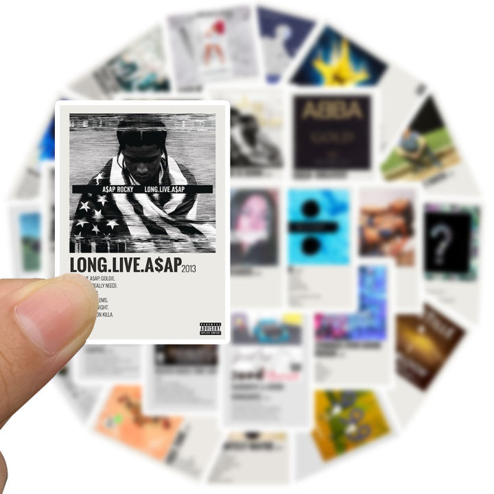 25PCS Singer Poster Sticker Music Album Covers Stickers Aesthetic for ...