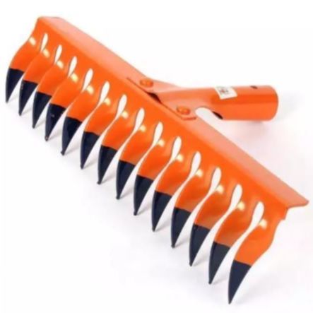 12 Teeth Rake Garden Rake Steel Heavy use and Strong Head for Loose ...