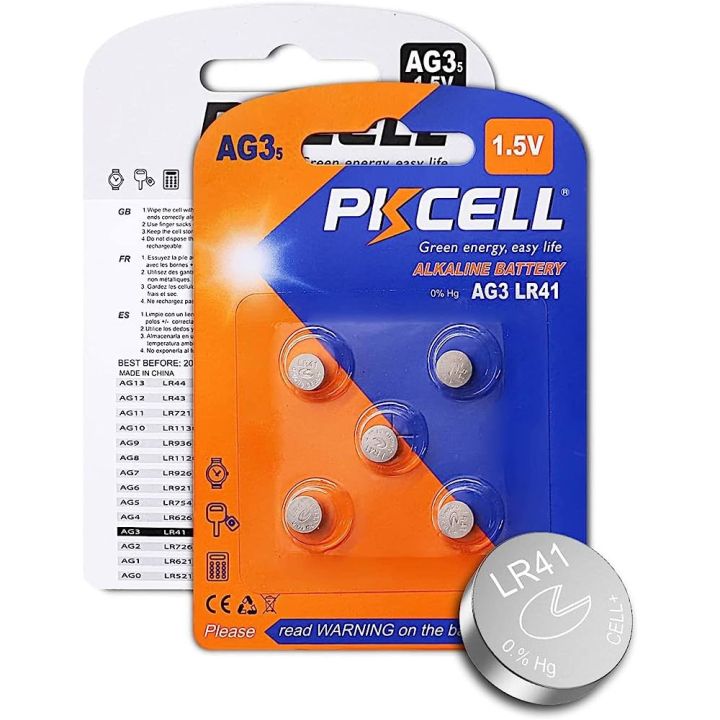 PKCELL Battery LR41 1.5V 1 Piece | Daraz.lk