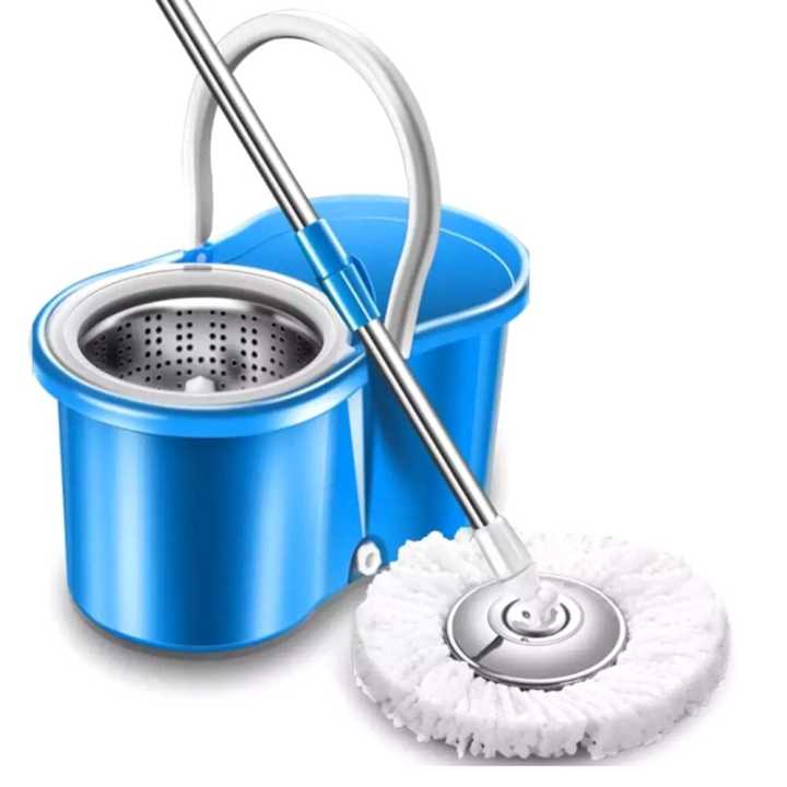 Spin Mop With Bucket (Metal Drum) | Daraz.lk