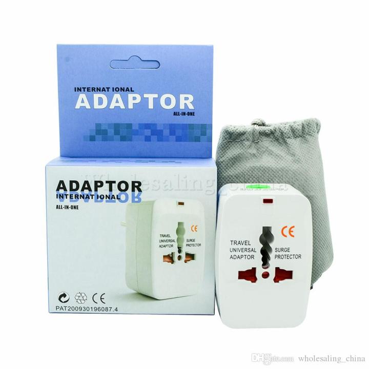 All in One Universal International Plug Adapter Port World Travel AC ...