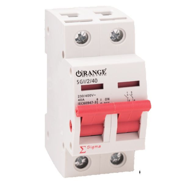 40A 2Pole Main Switch Isolator Sigma | Orange Brand | Lifetime Warranty ...