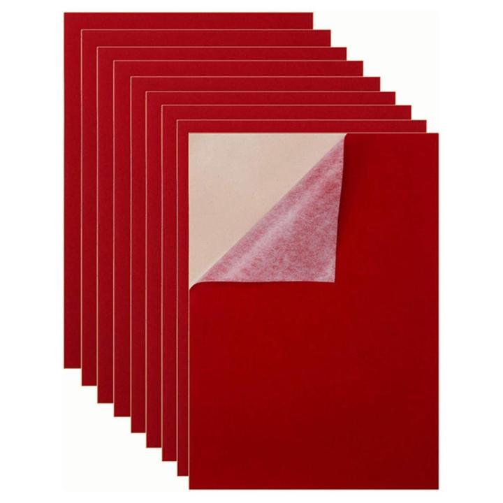 Velvet Fabric Self-Adhesive Flocking Cloth Display Doily Adhesive ...