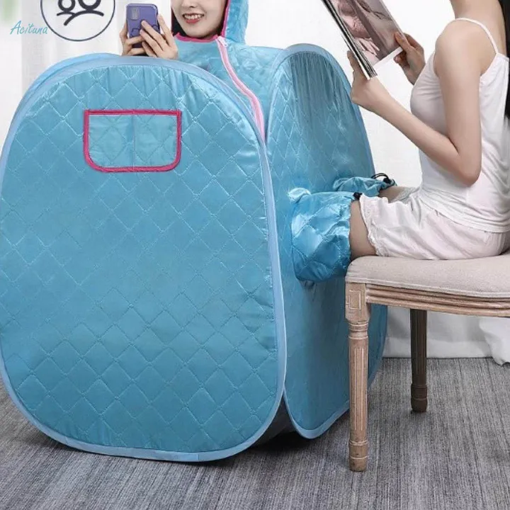 Personal Steam Sauna with 2L Steamer Portable Easy to Use Full Body ...
