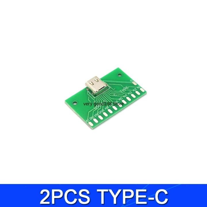 2/5PCS USB Male Connector /MINI MICRO USB to DIP Adapter Board 2.54MM ...