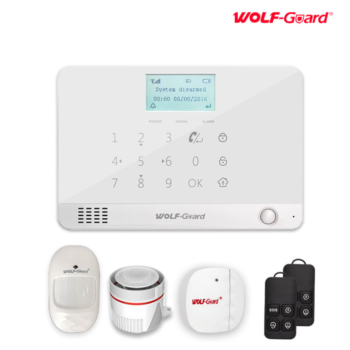 Wolf guard wireless gsm alarm system | Daraz.lk