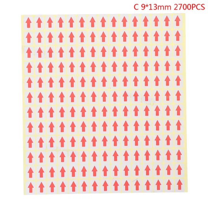 15sheet Arrow Labels Removable Small Circle Dot Stickers Defect ...