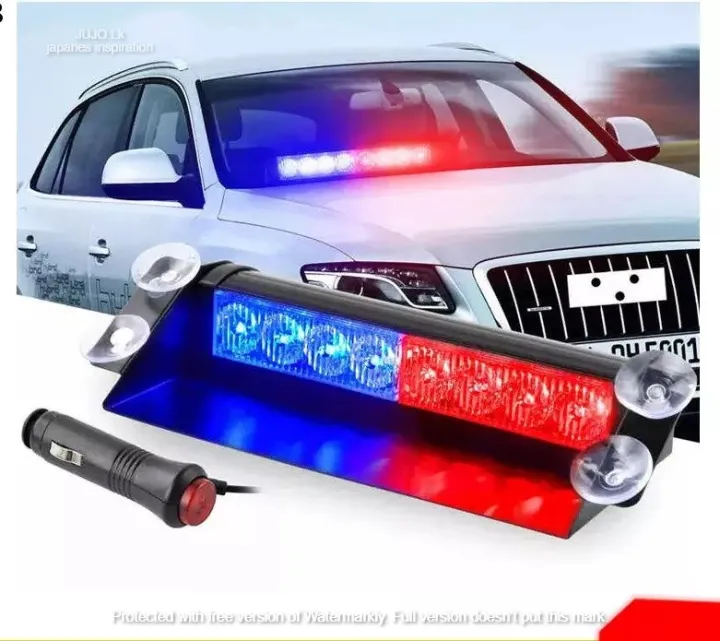 VIP Light Car Police Strobe Metal Cover VIP Emergency Warning Flash ...