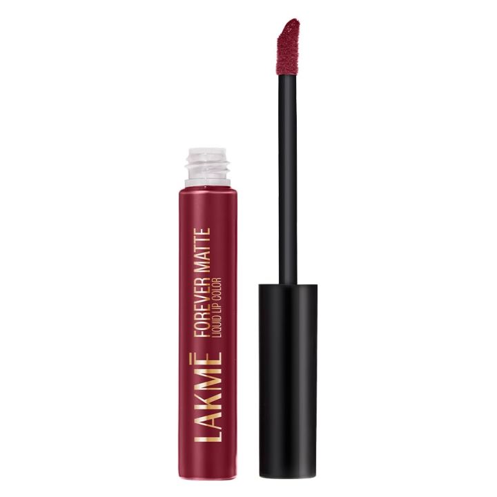 Lakmé Forever Matte Liquid Lip Colour, Red Sangria, 5.6 ml | Daraz.lk