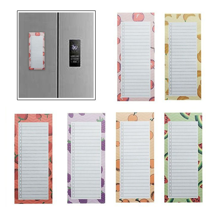 50 Sheets Magnetic Note Pad Removable Sticky Planner Memo Pad For ...