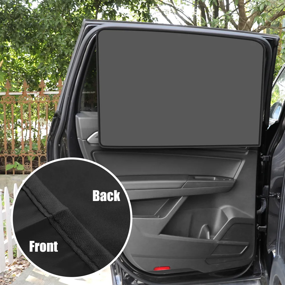 Car Side Window Sun Shade Magnetic UV Blocking Car Curtain Summer Anti ...