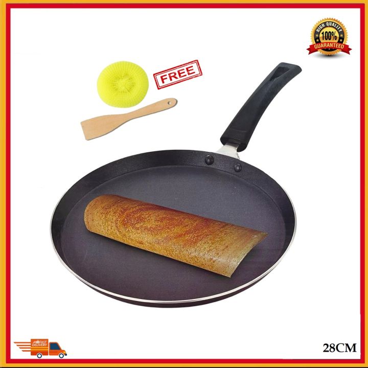 Nonstick Indian Dosa Tawa / Dosa Tawa / Concave Big Dosa Tawa / 3 Layer ...