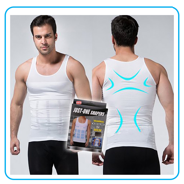 Just One Shapers White Men Shape wear For Men | Daraz.lk