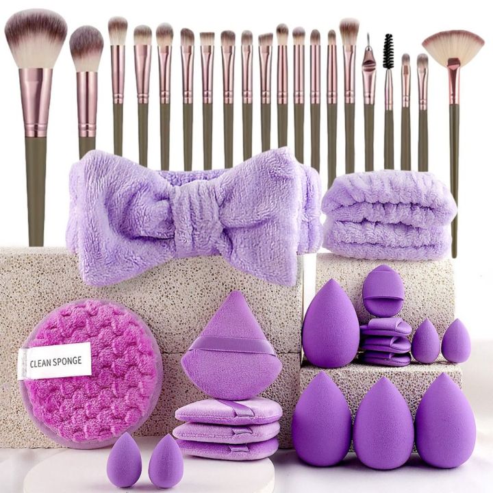 Soft 20/40pcs Makeup Tools Kit Professional Comfortable Makeup Brush ...
