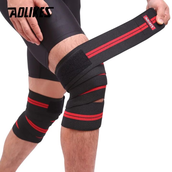 AOLIKES 1PCS 2M*8CM Fitness Pressurized Straps Gym Weight Lifting Leg ...
