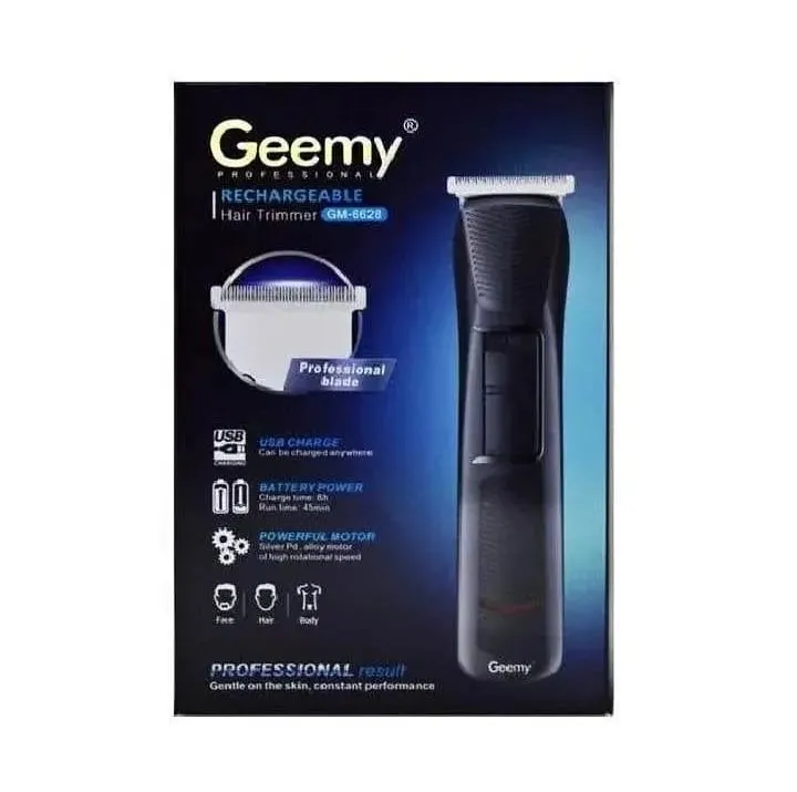 GEEMY RECHARGEABLE HAIR TRIMMER (GM-6628) | Daraz.lk