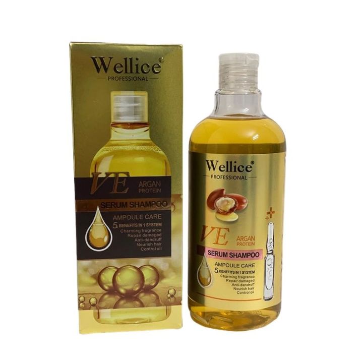 Welice VE Argan Protein Serum Shampoo 500ml | Daraz.lk