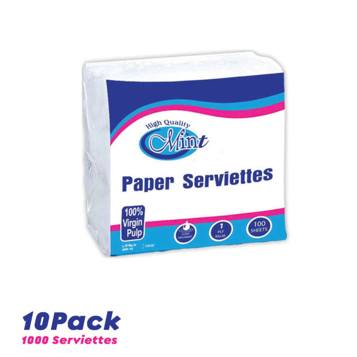 Mint Tissue Paper Pack | 1000 Tissue Serviettes | Daraz.lk