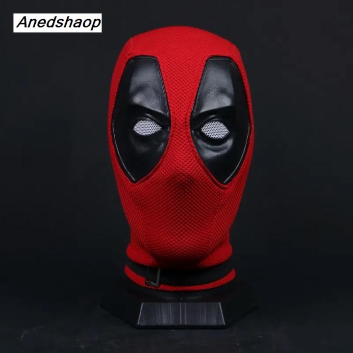 Anedshaop Deadpool Cosplay Nylon Mask Headgear Knitted Cotton Mesh ...