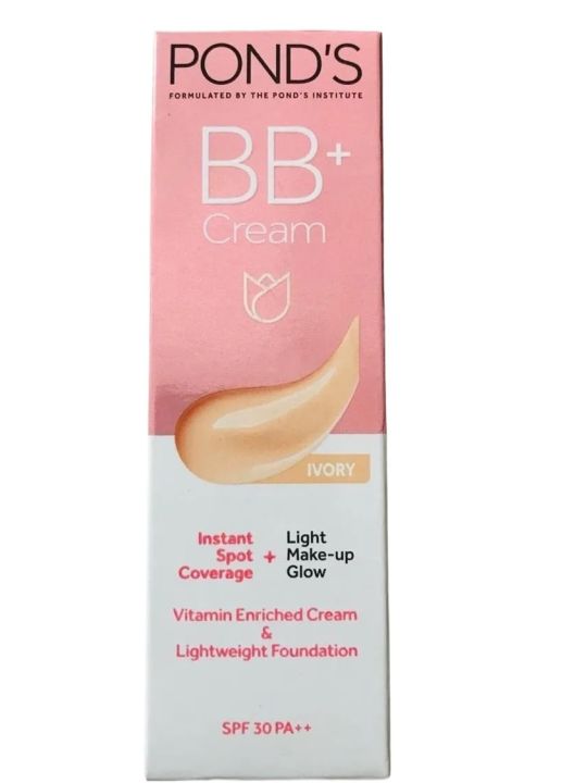 POND's BB+ Cream (pbbi) Ivory Make Up Glow Vitamin Enriched Cream Spf ...