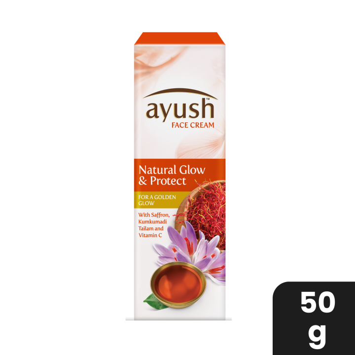 Ayush Natural Glow & Protect Face Cream 50g | Daraz.lk