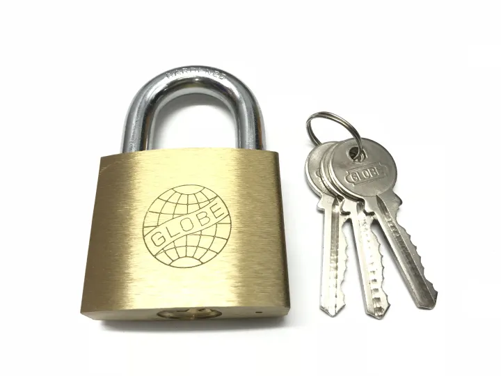 Globe Pad LocK / Lock for Home Gate Shutter Globe Padlock with 3 Key ...
