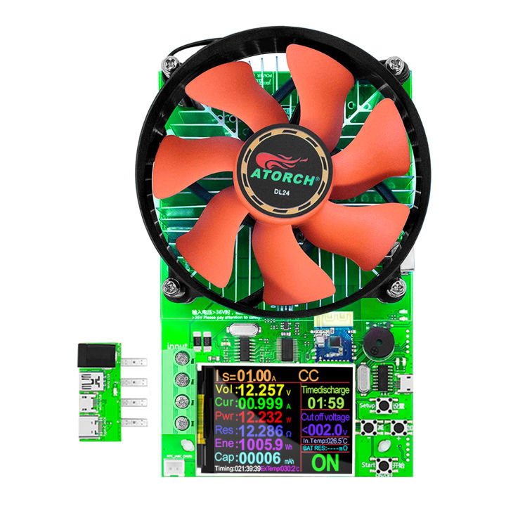 180W/150W 200V 30A Electronic Load Tester 4-Wire Digital Color Screen ...