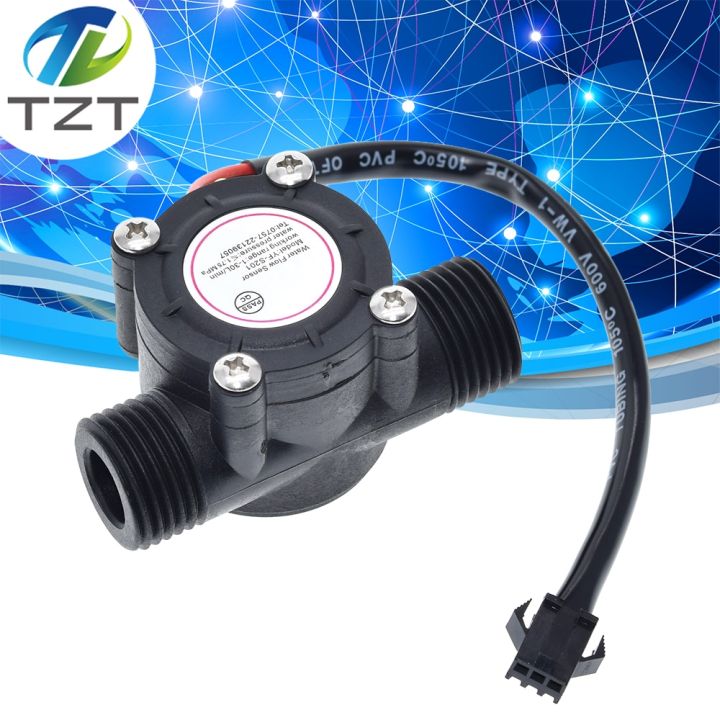 【VA VA VOOM】12V Water Flow Sensor DC 5-18V Hall Flow Water Liquid Flow ...