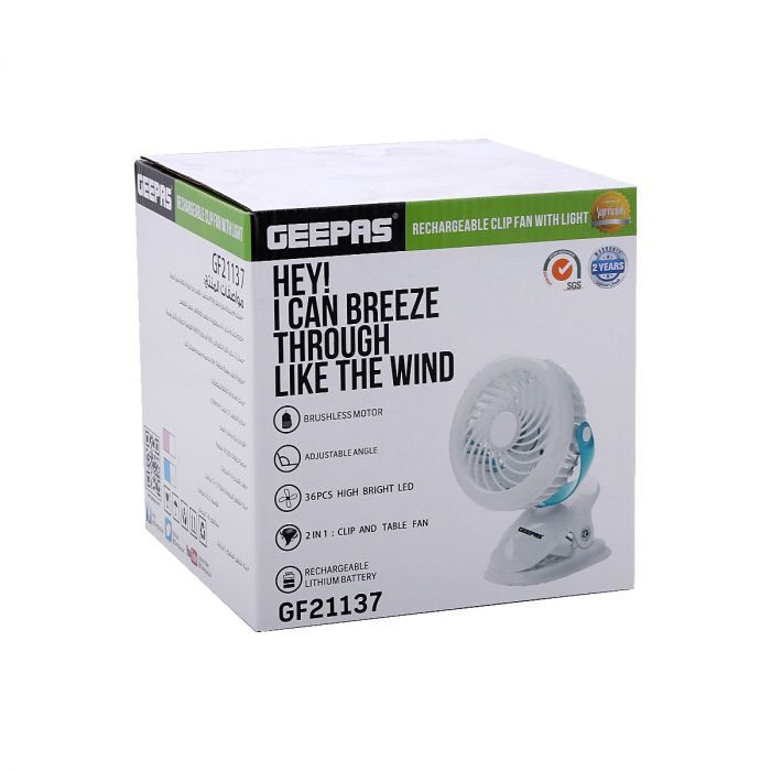 GEEPAS Rechargeable Fan GF21137 | Daraz.lk