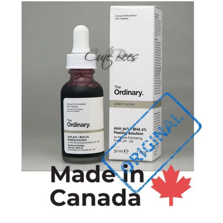 Original Made in CANADA The Ordinary AHA 30% + BHA 2% Peeling Solution | Daraz.lk