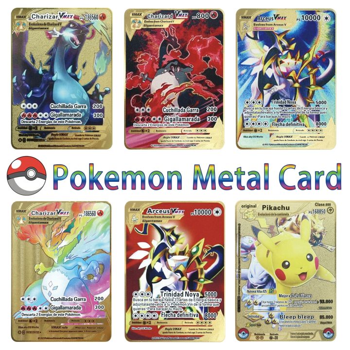 pokemon cards golden Pokemon 183200 High Hp Charizard Pikachu Mewtwo ...