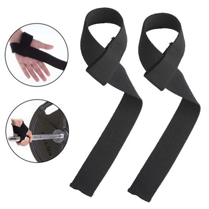 NEW 【LATS Store】Weightlifting Gym Anti-Slip Sport Wrist Straps Weight ...