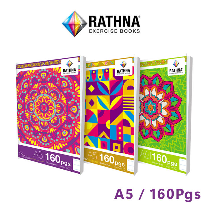 Rathna Exercise Book - Single Ruled - A5 - 160pgs | Daraz.lk