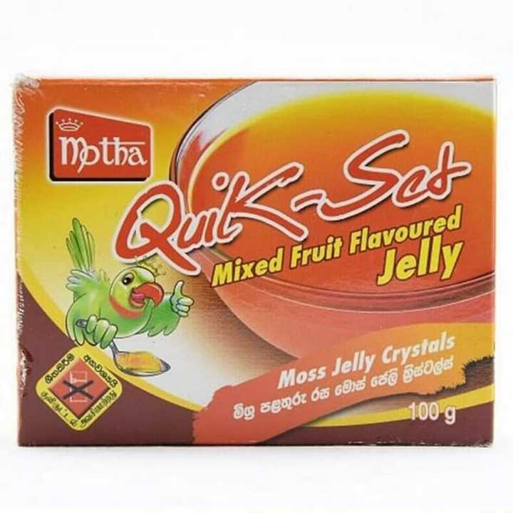 Motha Jelly - Quick Set - Mixed Fruit 100g | Daraz.lk