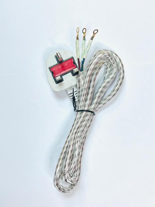 3A IRON Cable Power Code 3 Pin with Fuse | Daraz.lk