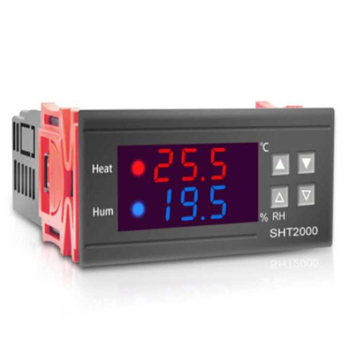 Digital Humidity Temperature Controller SHT2000 Thermostat Humidistat Therometer Hygrometer ...