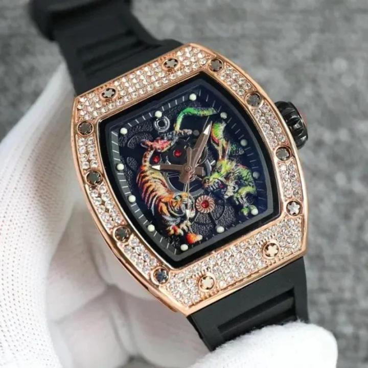 2024 Top Luxury AAA Quality Men's RM Dragon Tiger Painting Watch ...