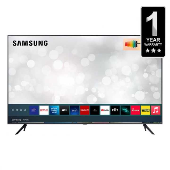 Samsung 43 Tu7000 4K Uhd Crystal Display Flat Tv (2020) With 1 Year ...